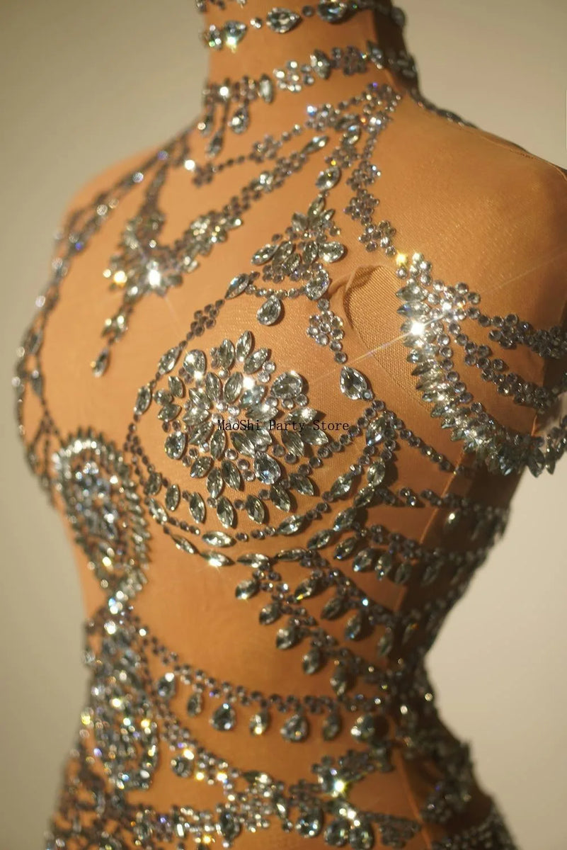 Crystal Bodysuit Leotard - Stagewear