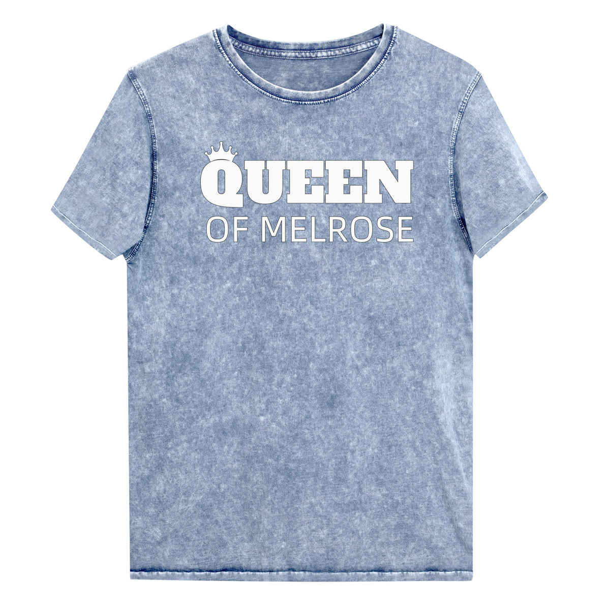 "Queen's Logo" Vintage-Wash T - Queen of Melrose